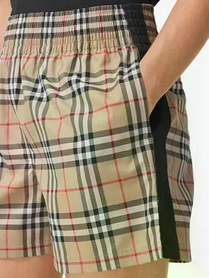 Burberry Vintage Check Side-stripe Shorts