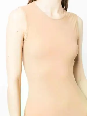 JIL SANDER Round-neck Sleeveless Midi Dress