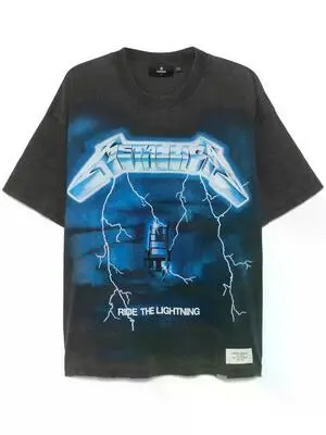 REPRESENT X Metallica Ride The Lightning T-shirt - Grey