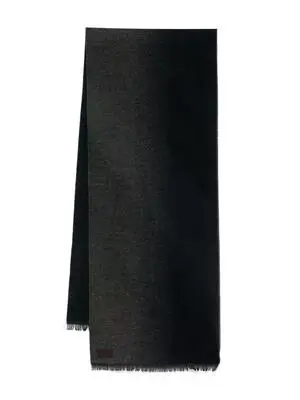 Canali Gradient-effect Scarf - Grey