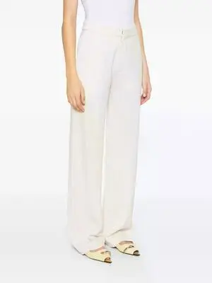 FORTE_FORTE Knitted Straight-leg Trousers