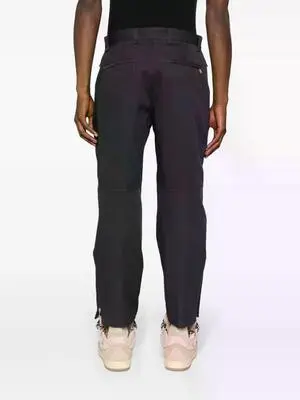 LANVIN Mid-rise Cropped Biker Trousers