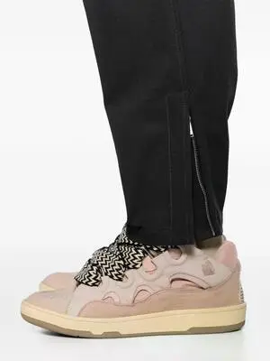 LANVIN Mid-rise Cropped Biker Trousers