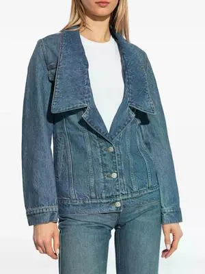 Coperni Wide-collar Denim Jacket