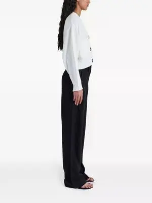 Proenza Schouler Cropped Knit Cardigan - White