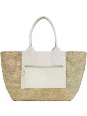 GANNI Raffia Tote Bag
