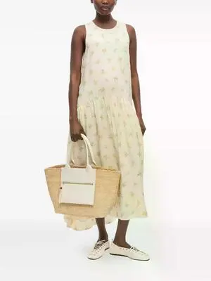 GANNI Raffia Tote Bag