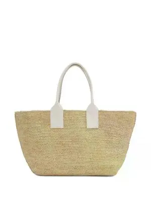 GANNI Raffia Tote Bag