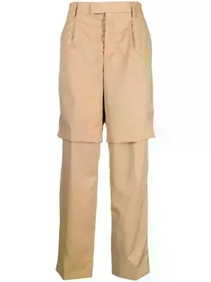 VTMNTS Layered Straight-leg Trousers