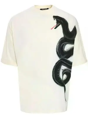 Roberto Cavalli Snake-print T-shirt