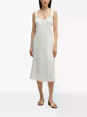 BOSS V-neck Midi Dress