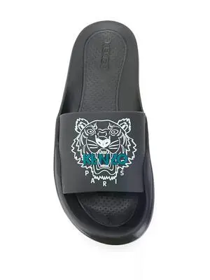 Kenzo Tiger Debossed Sliders
