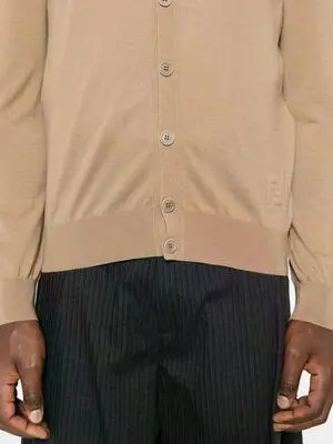 Fendi Ff-embossed Cardigan