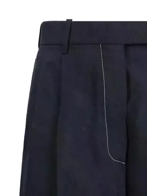 Thom Browne High-waisted Straight Trousers