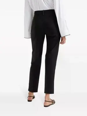 Brunello Cucinelli High-waisted Cropped Trousers