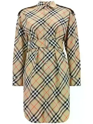 Burberry Long Sleeve Day Dresses
