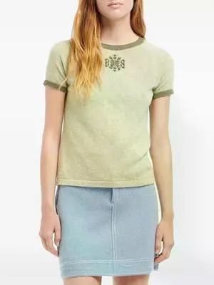 BARRIE Cashmere T-shirt - Green