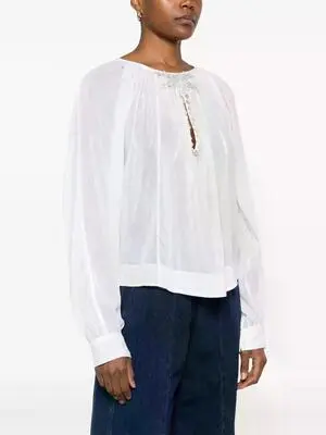 FORTE_FORTE Bead-detail Shirt