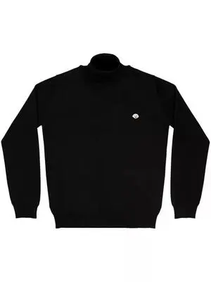 PELO FOUNDATION Dog-appliqué Merino Wool Jumper