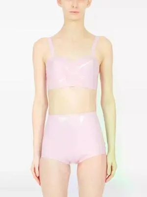 MAISON MARGIELA Latex Balconette Bra