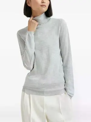 Brunello Cucinelli Fine Knit Jumper - Grey