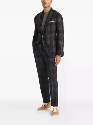 Brunello Cucinelli Tartan Check Blazer