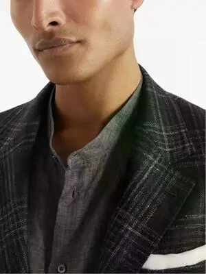 Brunello Cucinelli Tartan Check Blazer