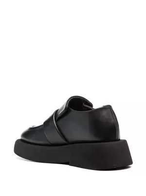 Marsèll Slip-on Leather Loafers - Black