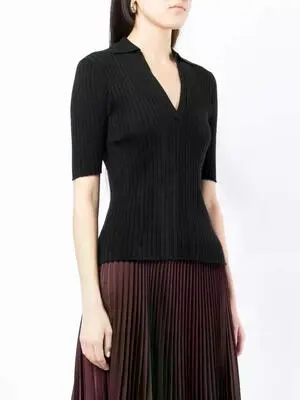 Cashmere In Love V-neck Knit Polo