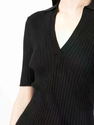 Cashmere In Love V-neck Knit Polo