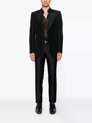 TOM FORD Single-breasted Blazer - Black