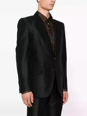 TOM FORD Single-breasted Blazer - Black