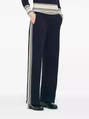 BARRIE Stripe-detail Trousers