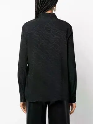 Pinko Patterned Jacquard Long-sleeve Shirt