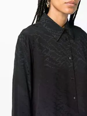 Pinko Patterned Jacquard Long-sleeve Shirt