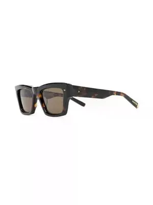 Valentino Garavani Rockstud Square-frame Sunglasses - Brown
