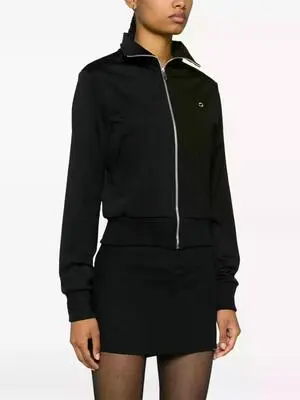 Coperni Jersey Logo Plaque Zip-up Sweatshirt