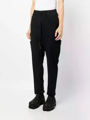 Boris Bidjan Saberi Drawstring-elasticated Track Pants - Black
