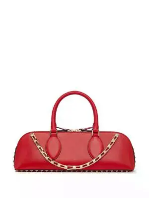 Valentino Garavani Rockstud Leather Handbag - Red