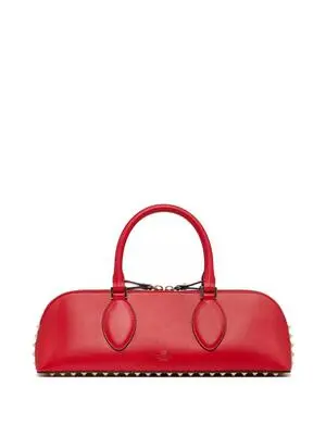 Valentino Garavani Rockstud Leather Handbag - Red