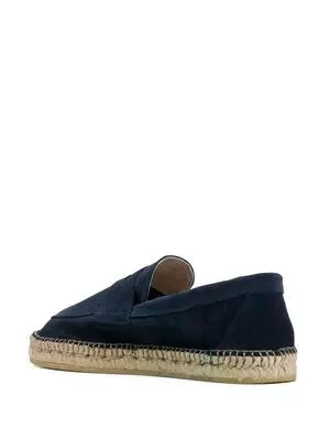 SCAROSSO Diego Suede Espadrilles - Blue