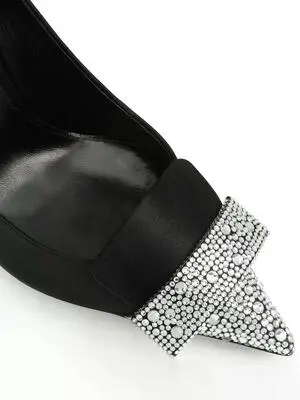 SERGIO ROSSI Embellished 90mm Leather Shoes