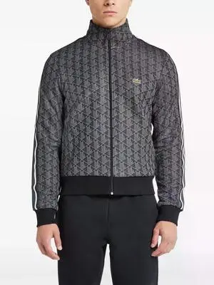 Lacoste Paris-monogram Zip-up Sweatshirt