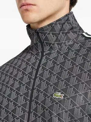 Lacoste Paris-monogram Zip-up Sweatshirt