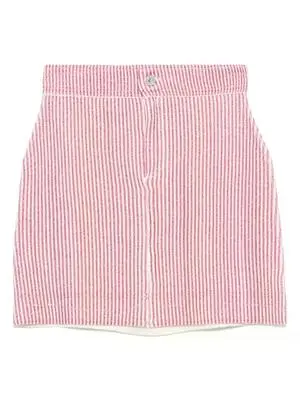BARRIE Striped Mini Skirt