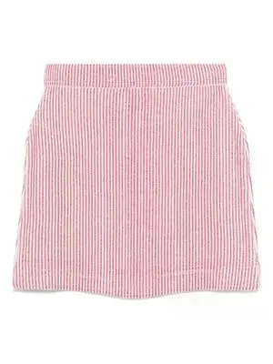 BARRIE Striped Mini Skirt