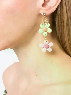 AMIR SLAMA Flower-charm Drop Earrings