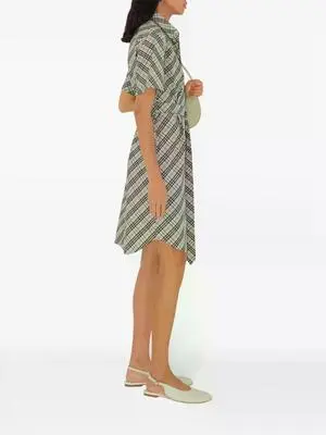 Burberry Check Cotton Shirt Mini Dress