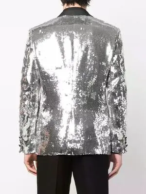 Philipp Plein Sequin-embellished Single-breasted Blazer