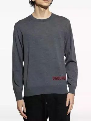 Dsquared2 Logo Intarsia-knit Jumper